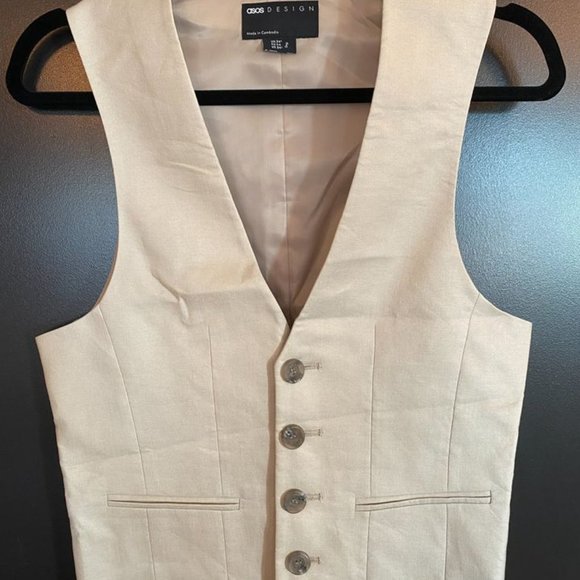 ASOS | Suits & Blazers | Asos Design Wedding Super Skinny Suit Vest In ...
